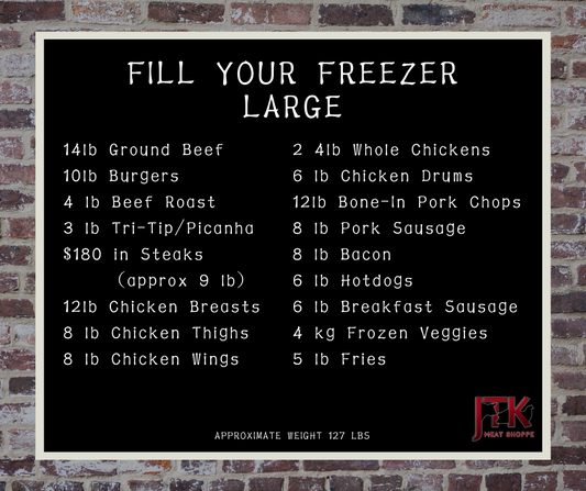Freezer Packs – JTK Meat Shoppe