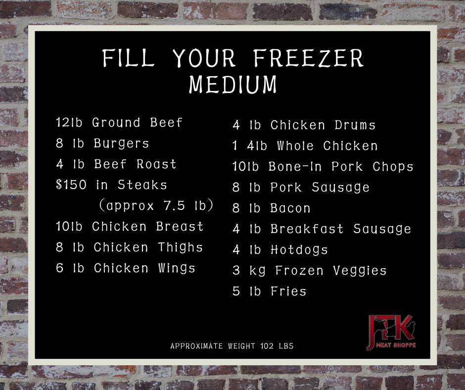 Freezer Packs – JTK Meat Shoppe