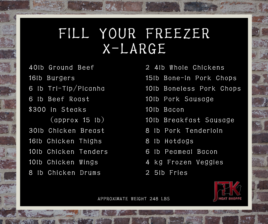 Freezer Packs – JTK Meat Shoppe