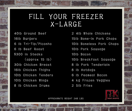 Freezer Packs – JTK Meat Shoppe